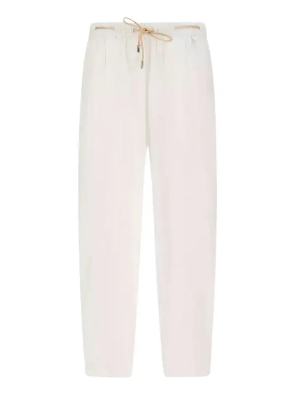 Herno Drawstring-detail Trousers - White