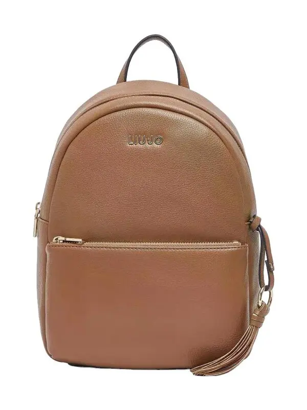 Liu Jo Tassel-detail Zipped Backpack - Brown