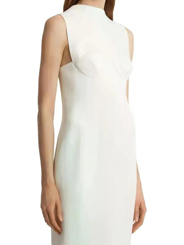 Khaite Shoshanna Bustier Dress - Neutrals