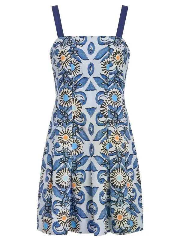 MARIE OLIVER Logan Floral Dress - Blue