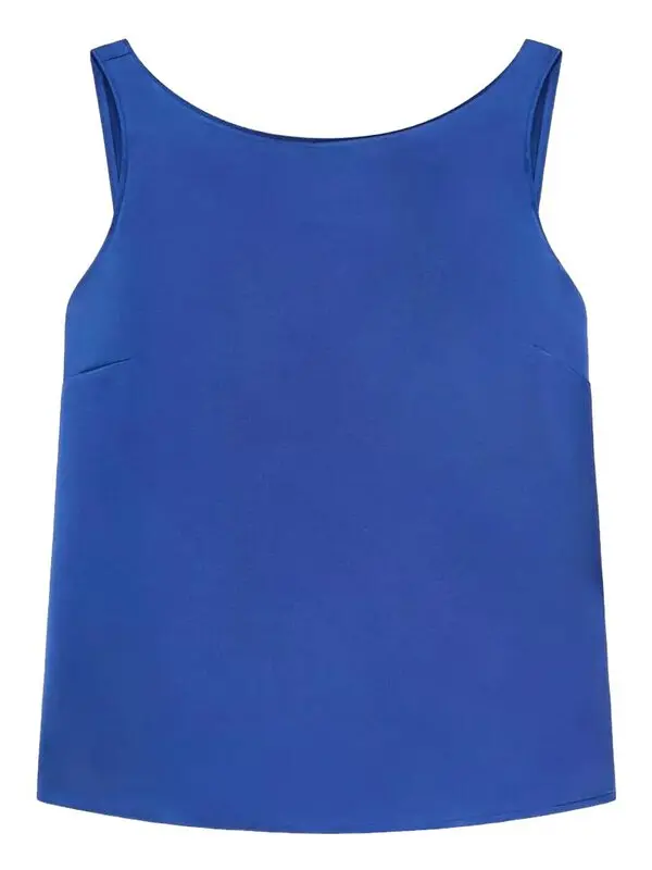 Malìparmi Viscose Sleeveless Top - Blue