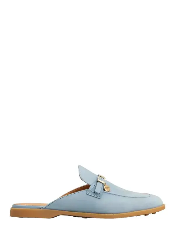 TOD'S Leather Mules - Blue