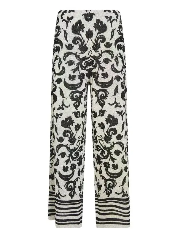 Liu Jo Floral-print Trousers - White