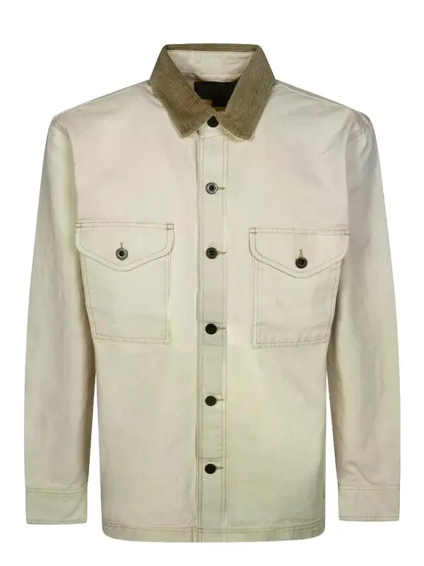 Filson Rustic Corduroy Collar Pocket Shirt Jacket - Neutrals