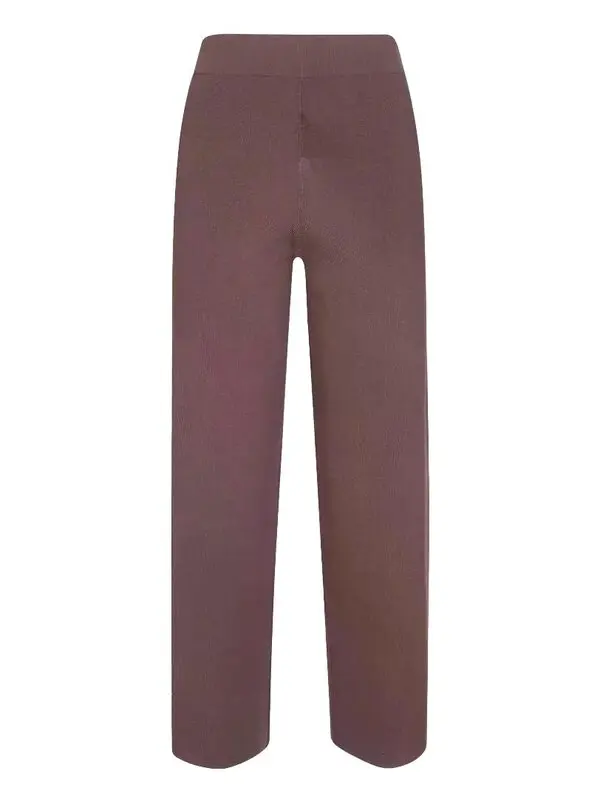 Alpha Studio Knitted Trousers - Brown