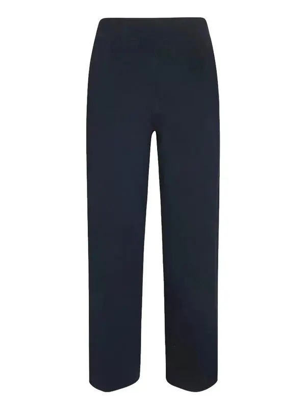 Alpha Studio Ribbed-knit Trousers - Blue