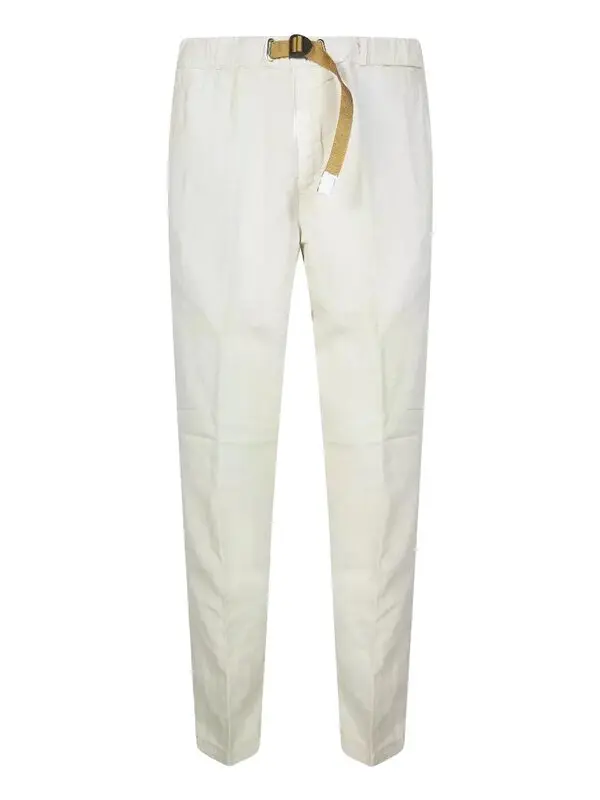 WHITE SAND Belted Trousers - Neutrals