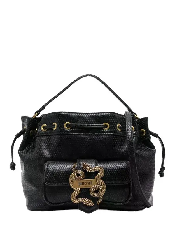 Just Cavalli Snake-motif Tote Bag - Black