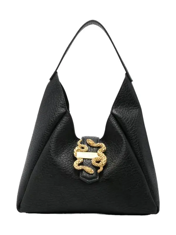 Just Cavalli Metallic-embellished Shoulder Bag - Black