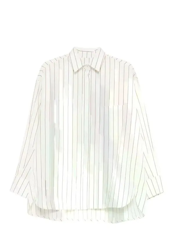 Faithfull The Brand Angelo Pinstriped Shirt - Neutrals