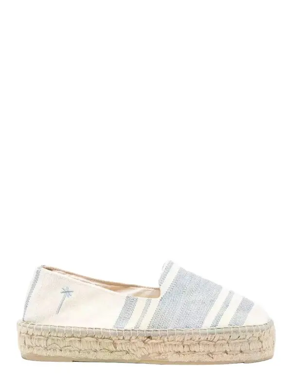 Manebí Striped Espadrilles - Neutrals