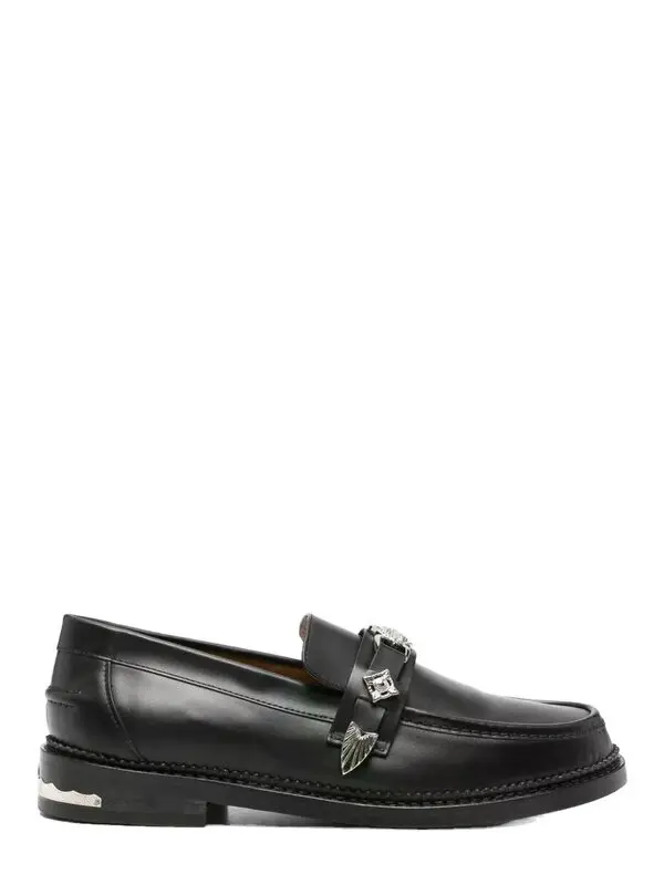 TOGA VIRILIS Leather Loafers - Black