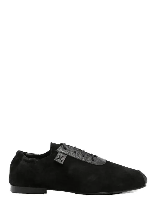 STEFAN COOKE Suede Derby Shoes - Black