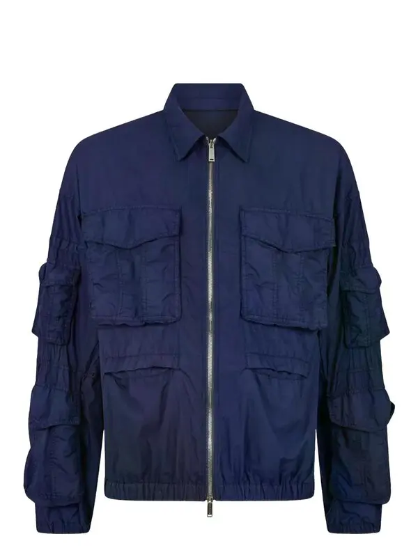 Dsquared2 Cargo Dyed Zip Jacket - Blue