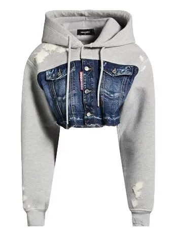 Dsquared2 Cotton Blend Jacket - Grey