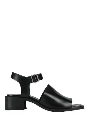 Moma Chocolate Calfskin Sandals - Black
