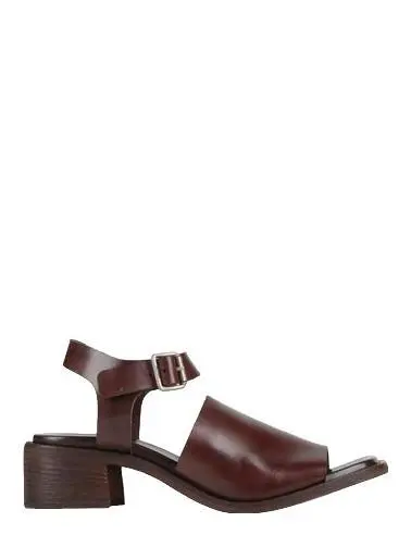 Moma Chocolate Calfskin Sandals - Brown