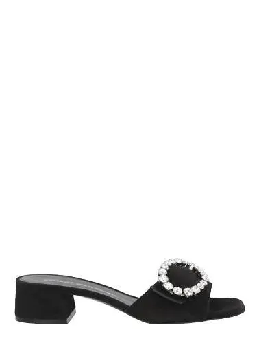 STUART WEITZMAN Sandals Leather - Black