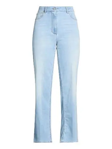 Peserico Straight-leg Jeans With Brand Logo - Blue