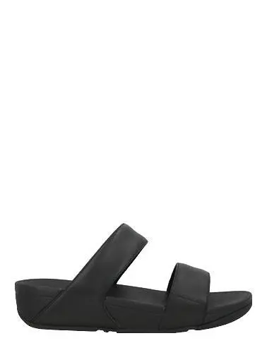 Fitflop Leather Sandals - Black