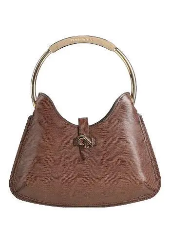 DORIS NÉRÉE Calfskin Handbag - Brown