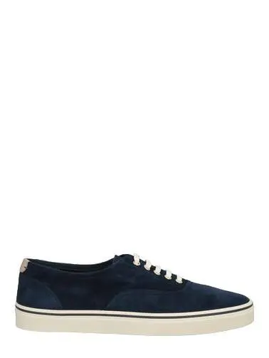 Brunello Cucinelli Leather Sneakers - Navy