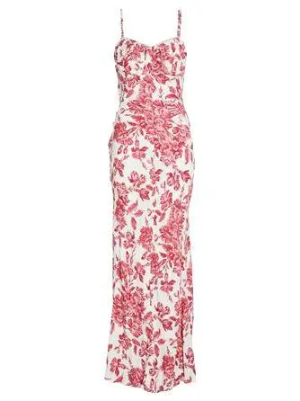 Sandro Sleeveless Maxi Dress - Red