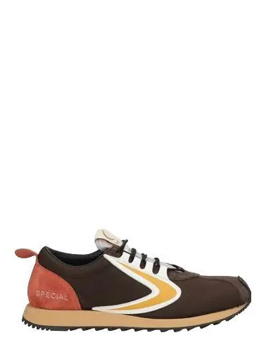 VALSPORT Low-top Sneakers With Suede And Logo - Brown