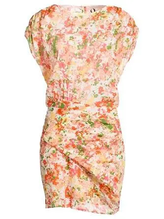 8PM Camouflage-print Mini Dress - Orange
