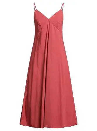 Officine Générale Midi Dress - Red