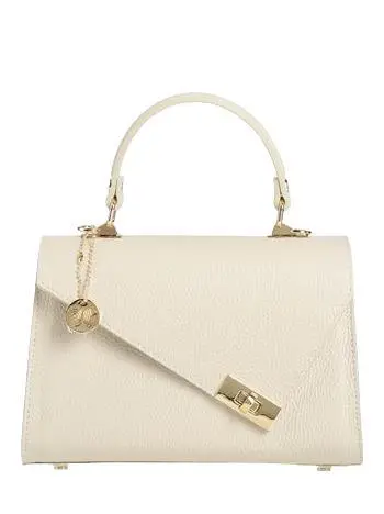 LAURA DI MAGGIO Leather Handbag - White