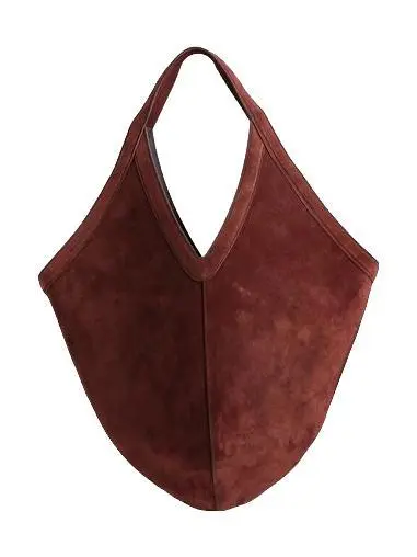 MANSUR GAVRIEL Chocolate Leather Hobo Bag - Brown