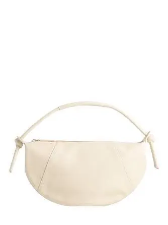 MANSUR GAVRIEL Mini Fortuna Leather Handbag - Beige