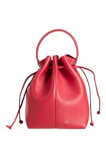 MANSUR GAVRIEL Dea Leather Bucket Bag - Brick