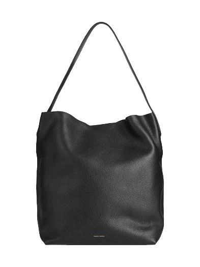 MANSUR GAVRIEL Maxi Everyday Leather Handbag - Black