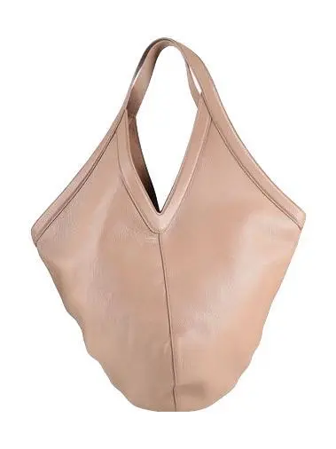MANSUR GAVRIEL Soft M Leather Shoulder Bag - Beige
