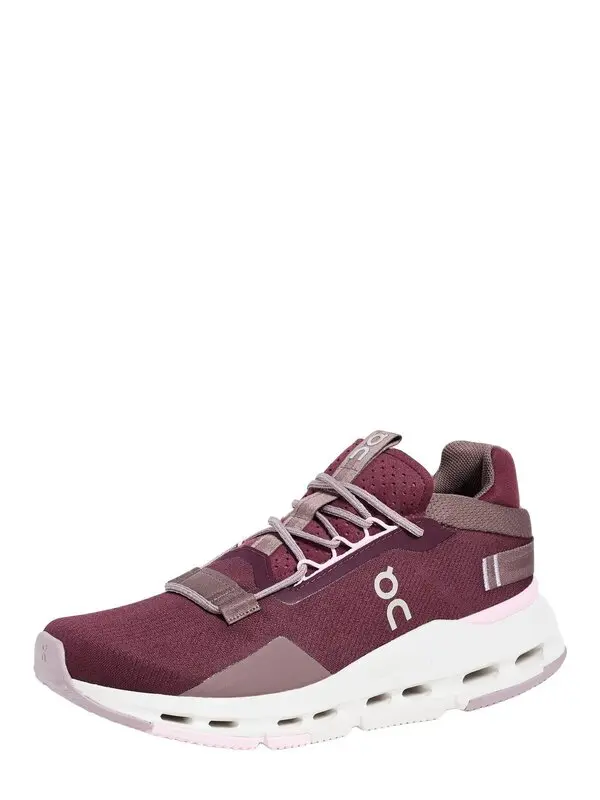 On Cloudnova 2 Sneakers - Maroon/peony