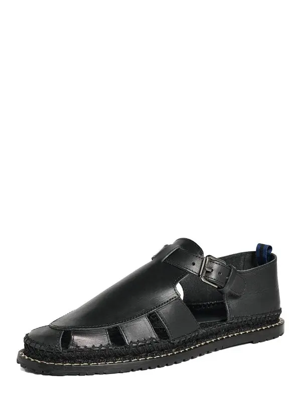 CastaÑer Fito Fisherman Sandals - Negro
