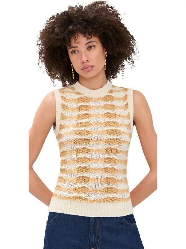 Ulla Johnson Patrizia Knit Top - Beach