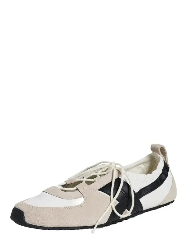 Tory Burch Hank Ballet Sneakers - Blanc/perfect Black