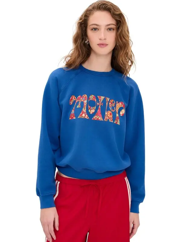 MOTHER The Concert Sweatshirt - Petal Power