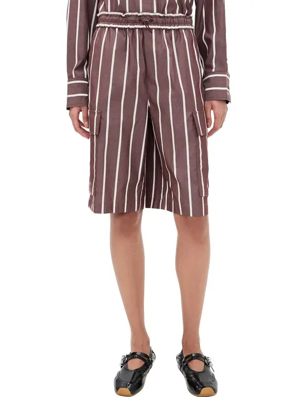 Rag & Bone Victoria Stripe Shorts - Rswst