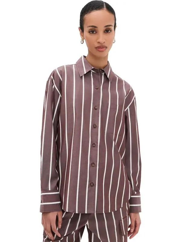 Rag & Bone Connie Striped Button-down Shirt - Rswst