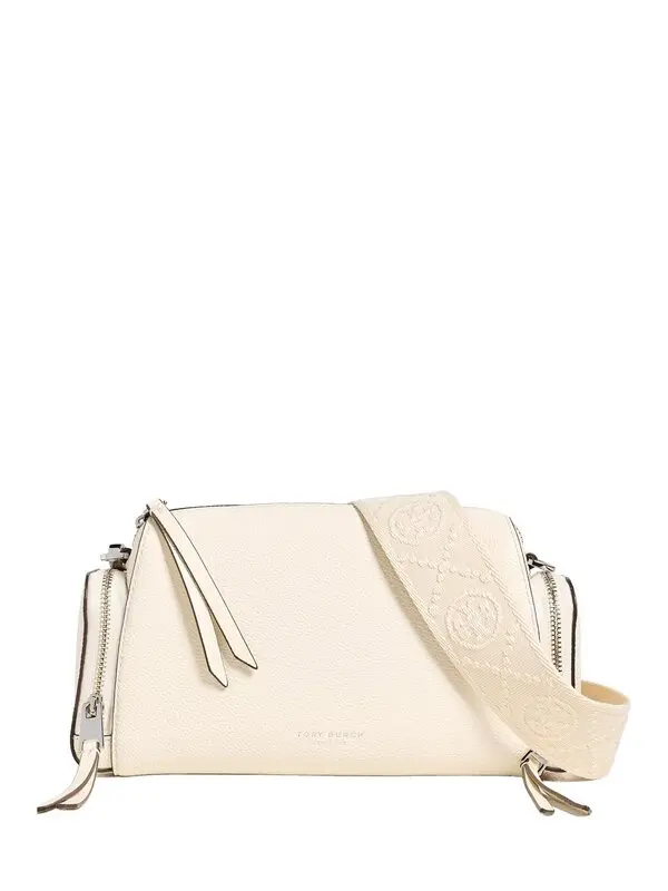 Tory Burch Perry Voyager Handbag - Light Cream