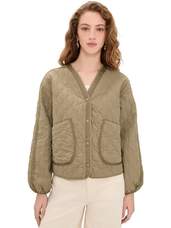 SAVE THE DUCK Fara Jacket - Khaki Brown