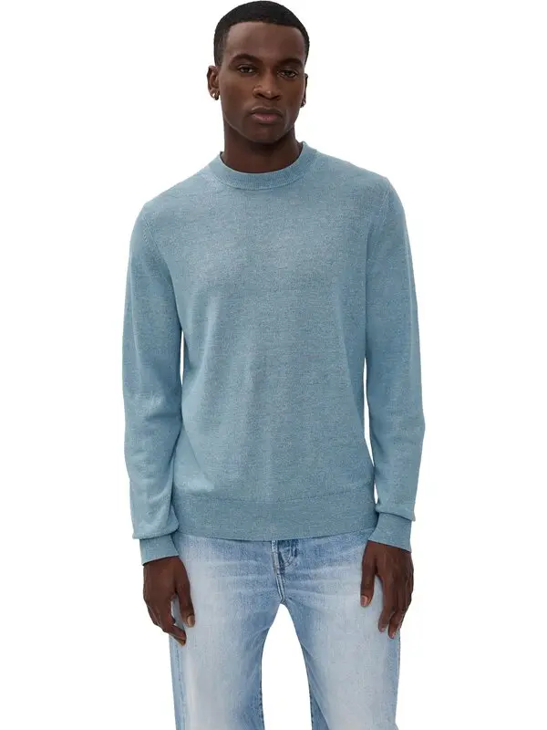 Guest In Residence All Day Pullover Crew - Sail