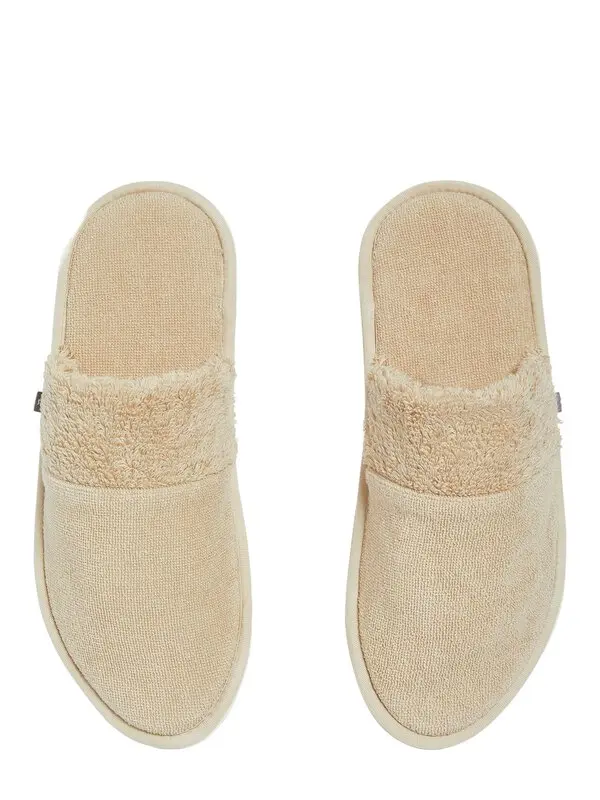 ABYSS & HABIDECOR Egyptian Cotton Christine Slippers - Beige