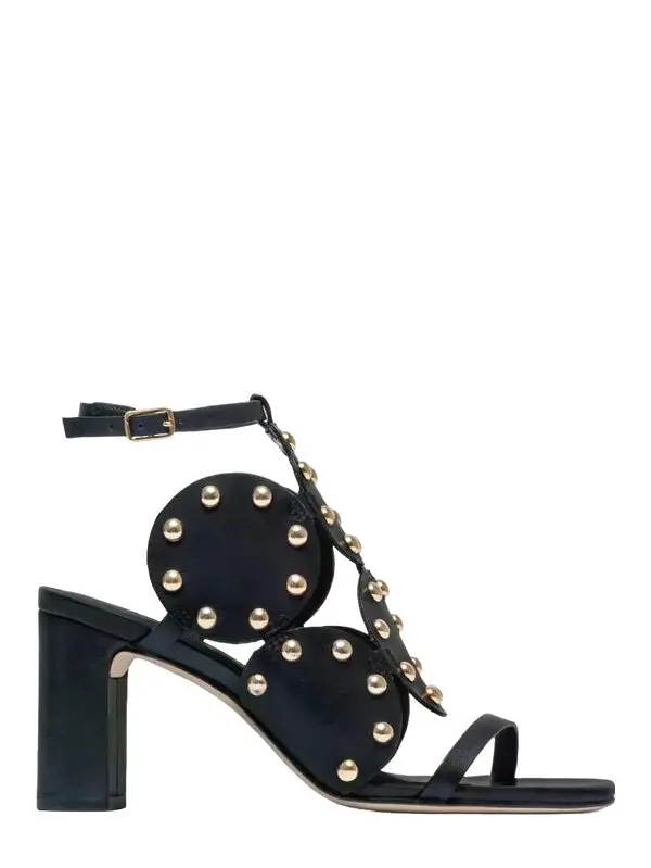 Bernardo New Moon Studded Sandals - Black