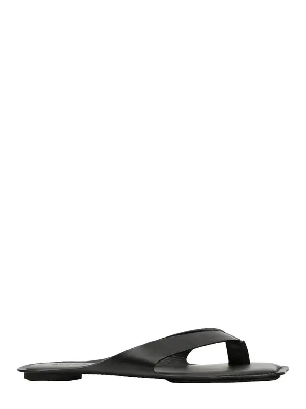 MAISON MARGIELA Anatomic Leather Flip Flops - Black