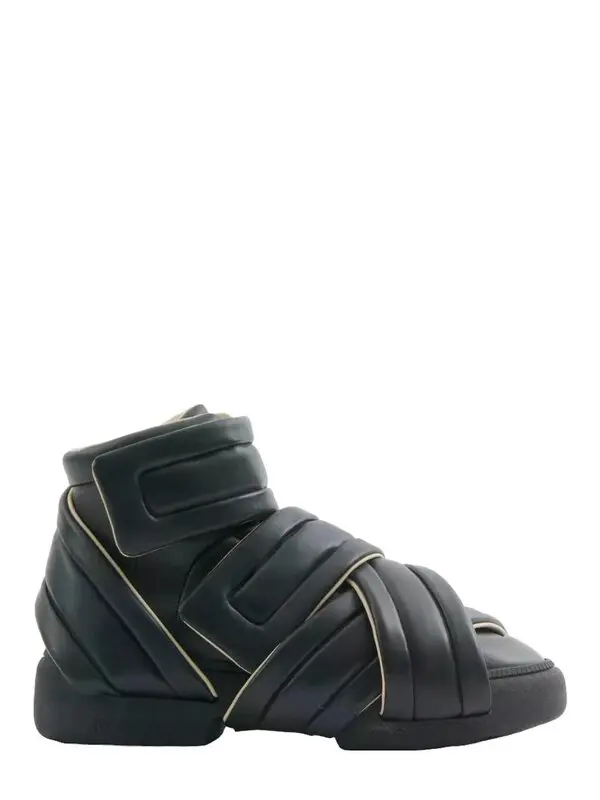 MAISON MARGIELA Future Show Leather Sneakers - Black